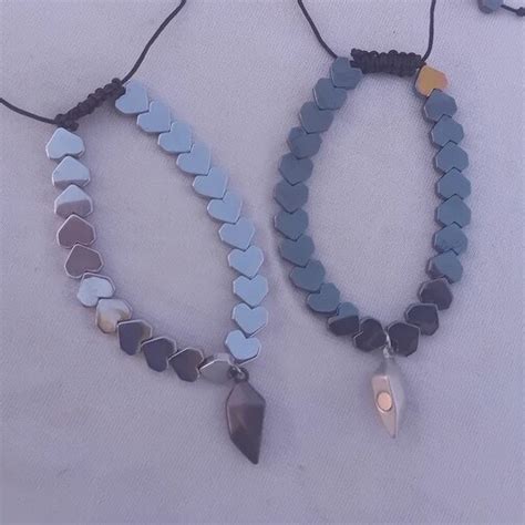 خرید و قیمت ست دستبند و دستبند دوستی دخترانه با قلب دوقلو و تنظیم مناسب