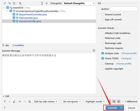 idea中git的一些常用操作 show diff with working tree csdn博客