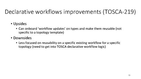 Tosca Workflows Tosca Workflows Default Workflow Is Declarative
