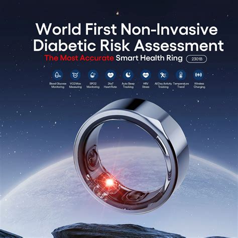 Glucose Smart Ring™ No Subscription Fee Vitalitywatch™