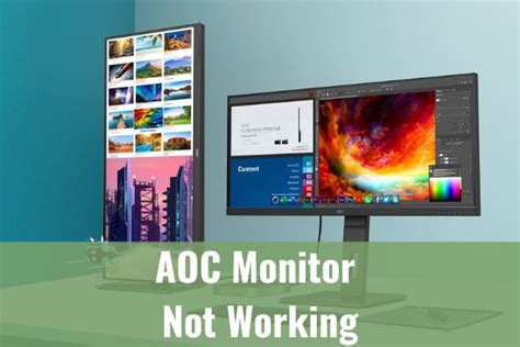 AOC Monitor Not Working Ready To DIY