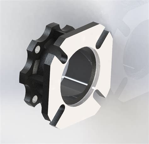Gearbox Output Flange For Hhm 110 Style Fa Ampro Electric Ltd