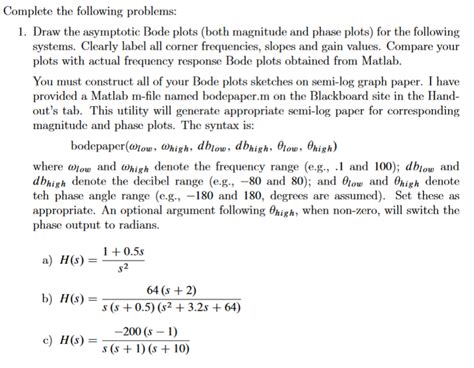 solved complete the following problems 1 draw the