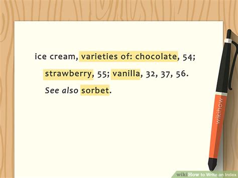 How To Write An Index With Pictures WikiHow