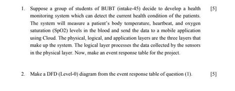 Solved System Analysis And Design Answer All The Chegg Com