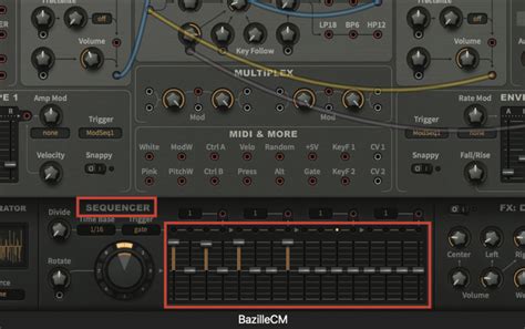 how to design a patch using a synth s built in sequencer musicradar