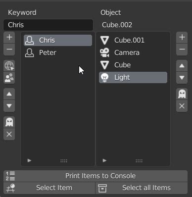 Python How To Get One UIList To Control The Contents Of Another UIList Blender Stack Exchange