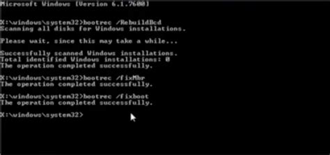 Failure When Attempting To Copy Boot Files On Windows