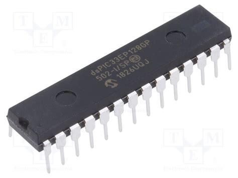 dspic33ep128gp502 i sp microchip technology ic dspic microcontroller