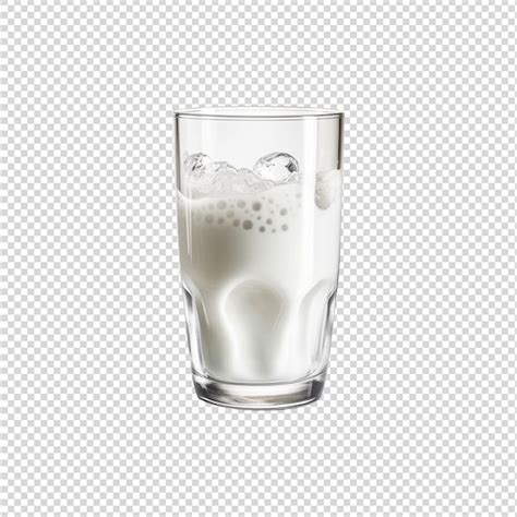 Premium Psd Glass Of Milk