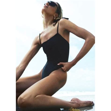 Alo Yoga Swim New Alo Tropic Of C Cosmo One Piece Black Tie Straps