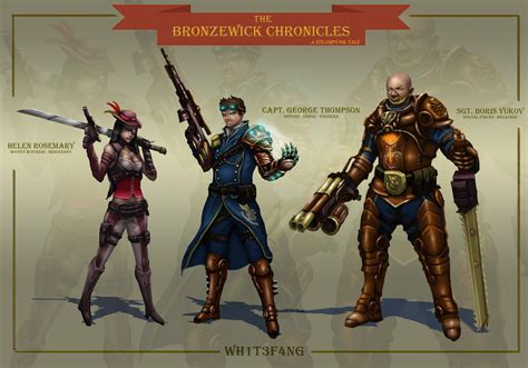 The Bronzewick Chronicles Final Illustration By Wh1t3f4n6 On Deviantart