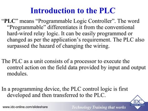 Practical Programmable Logic Controllers Plcs For Automation And Process Control Ppt