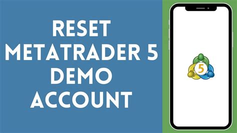 How To Reset Metatrader 5 Demo Account 2024 Metatrader Tutorial
