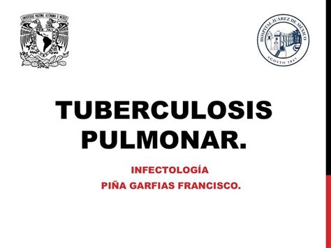 Tuberculosis Pulmonar Jessy González Udocz
