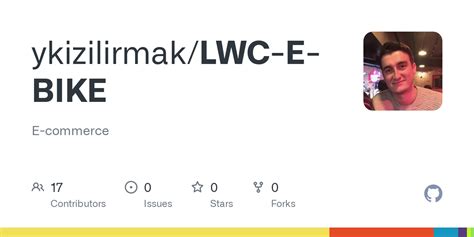 Github Ykizilirmak Lwc E Bike E Commerce