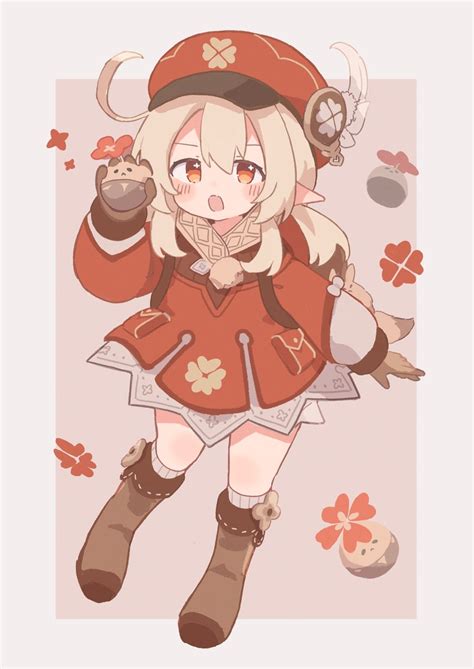 Klee And Jumpy Dumpty Genshin Impact Drawn By Colonbr Danbooru