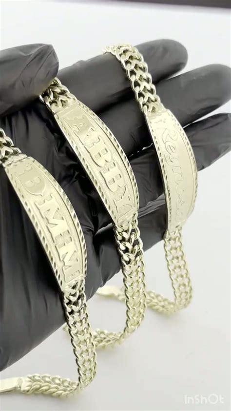 Esclava Petatillo Personalizada Oro Laminado 18k Meses Sin Interés