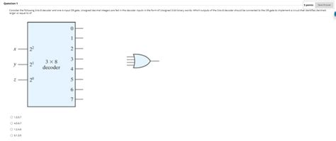 Solved Points Save Answer Question Consider The Chegg