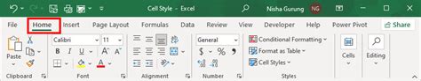 How To Apply Cell Style In Excel