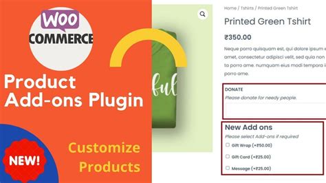 How To Create Product Add Ons In Woocommerce Website