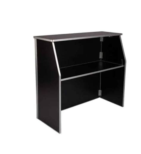 48in Foldable Bar Black