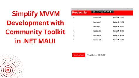 How To Simplifying Mvvm Design With Communitytoolkit In Net Maui Youtube