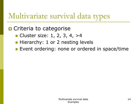 Ppt Multivariate Survival Analysis Powerpoint Presentation Free Download Id 4751898