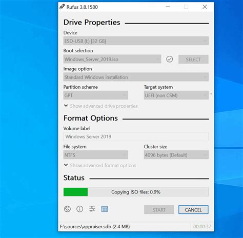 Install Windows Server 2019 From Usb
