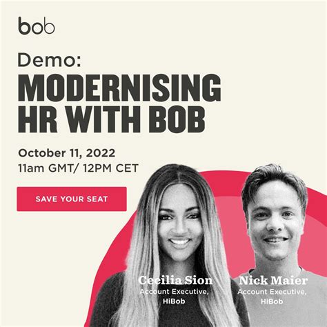 Hibob On Linkedin Demo Modernising Hr With Bob