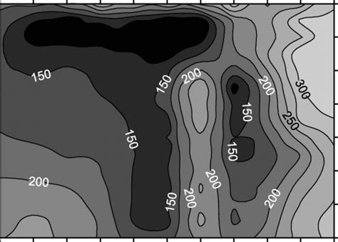 Resistivity Pseudo Section Along Profile 4 Download Scientific Diagram
