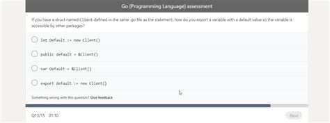 New Go Questions · Issue 5201 · Ebazhanovlinkedin Skill Assessments