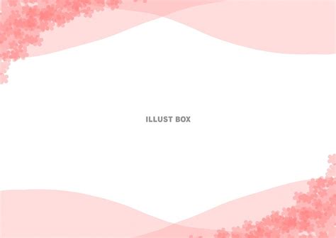 無料イラスト さくらモチーフフレーム