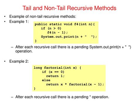 PPT Recursive Methods Types Examples PowerPoint Presentation Free Download ID 9677899