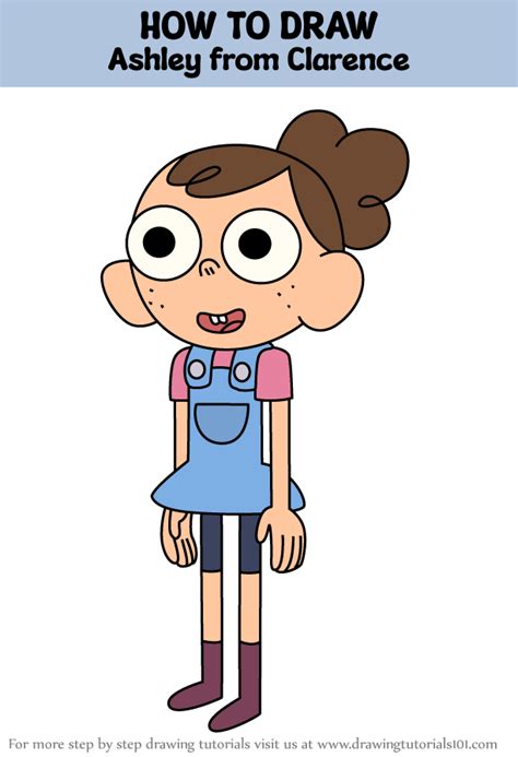 How To Draw Ashley From Clarence Clarence Step By Step DrawingTutorials Com