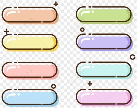 彩色按鈕按鍵裝飾元素ai圖案素材免費下載，可愛卡通圖片，尺寸4528 × 3575px Lovepik