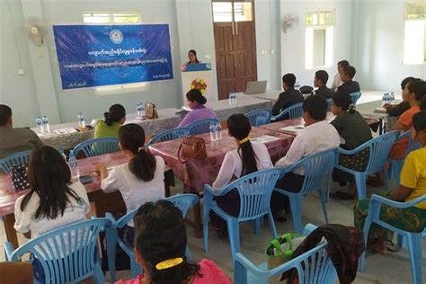 ကျောက်ဆည်မြို့တွင် ကလေးသူငယ်အခွင့်အရေးများဆိုင်ရာဥပဒေများအကြောင်း အသိပညာပေးဟောပြောပွဲကျင်းပ