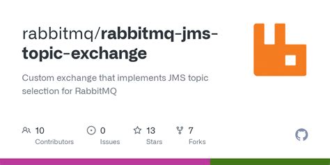 GitHub Rabbitmq Rabbitmq Jms Topic Exchange Custom Exchange That Implements JMS Topic