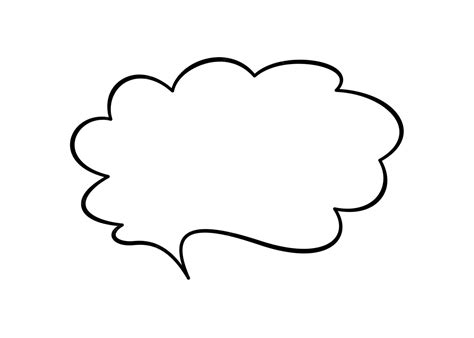 Premium Vector Manga Speech Bubbles Element Hand Drawn Chat Boxe