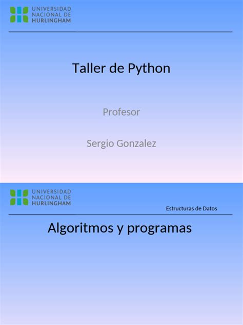 Tallerpython Pdf Lenguaje De Programación Programa De Computadora