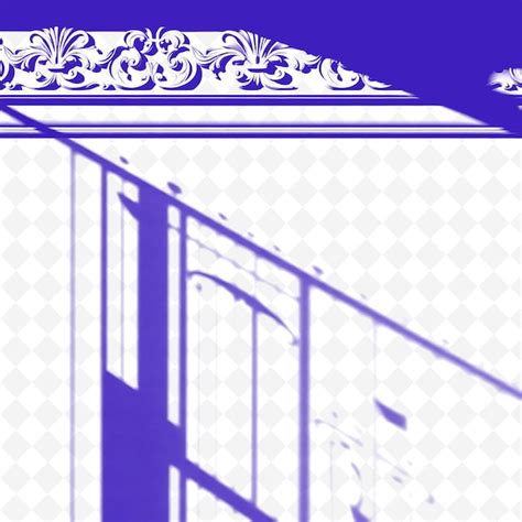 Decorative Cornice Shadow Projecting Ornate Linear Patterns Sharp