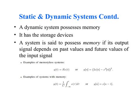 Classification Of Continuous Time And Discrete Time System Ppt