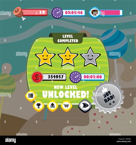 Game Ui Menu Application Mobile App Vector Art Stock Vector Image And Art Alamy