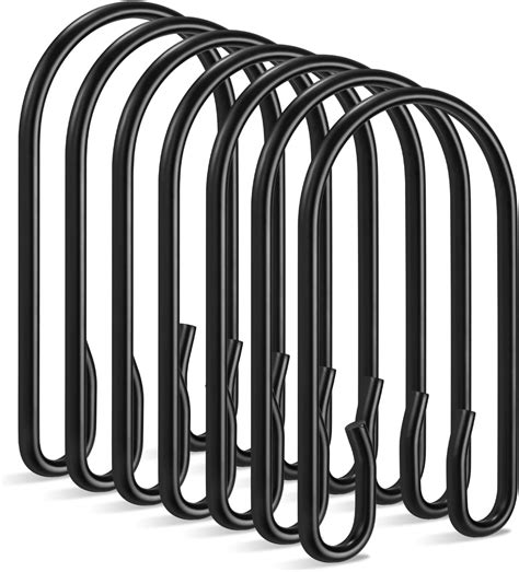Tenovel Double Shower Curtain Hooks Ringsdouble Sided