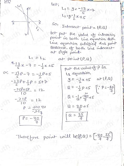 Solved Instructions Determine The Solution To The Given System Using