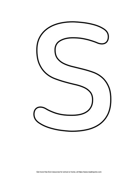 Capital S In Bubble Letters