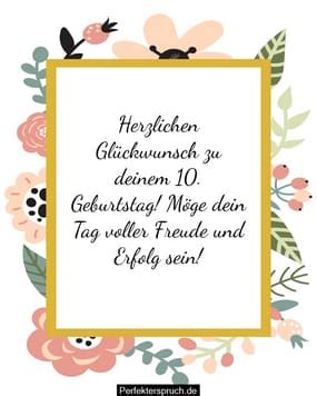 150 Glückwünsche Zum 10 Geburtstag Mit Bildern