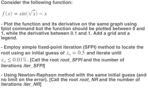 solved consider the following function f x sin vx x
