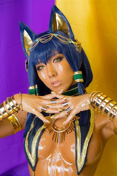 Nonsummerjack Egypt Cat With Blue Hair Acetyl89