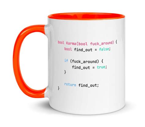 Funny Programmer Mug C Code Fck Around And Find Out Coder Mug Fafo